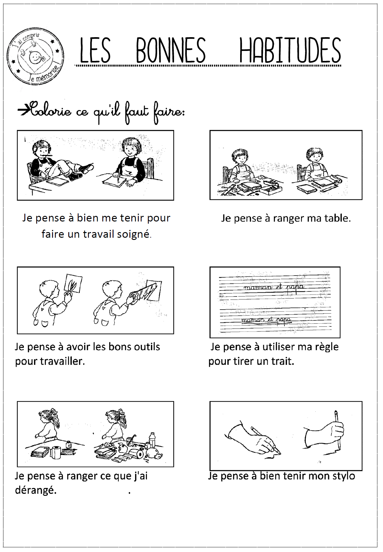 Education civique - Mon Petit CP Pas à pas