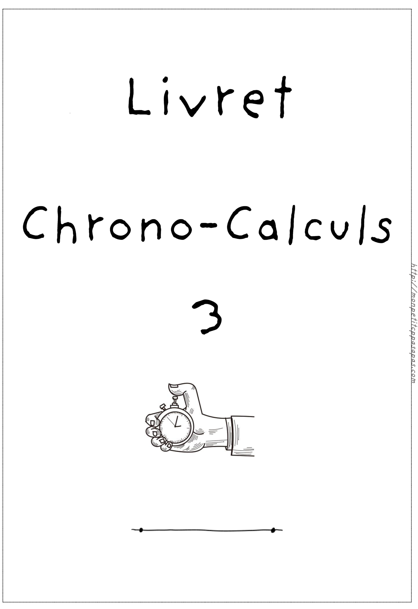 Mini-livrets de numération type MHM - Mon Petit CP Pas à pas